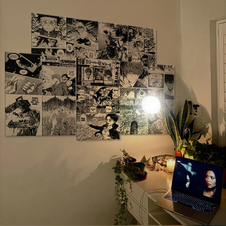 MANGA VERSE KIT – MANGA WALL COLLAGE SET – StickerNStreets