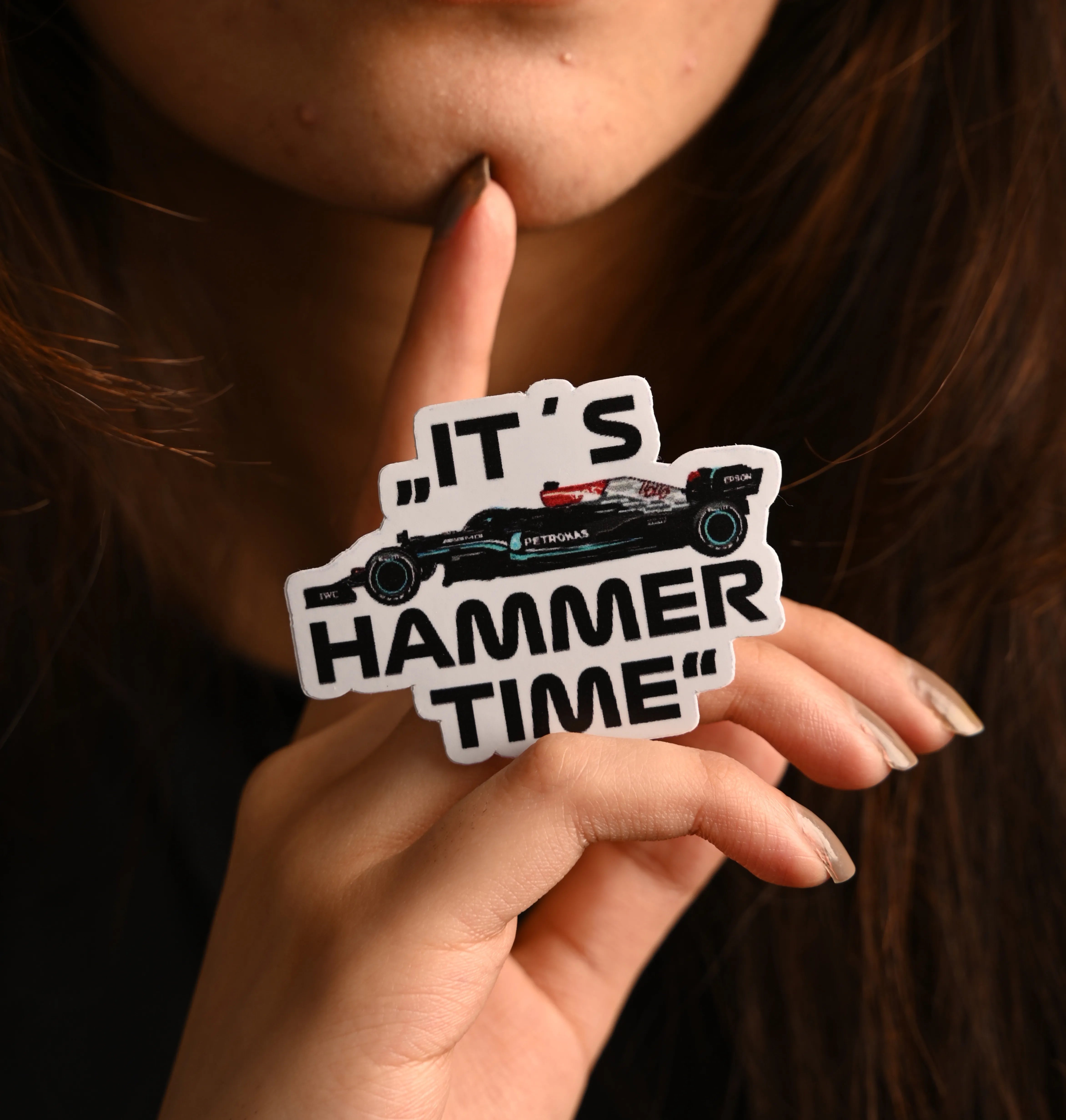 Buy It’s Hammer Time F1 Sticker Online – StickerNStreets