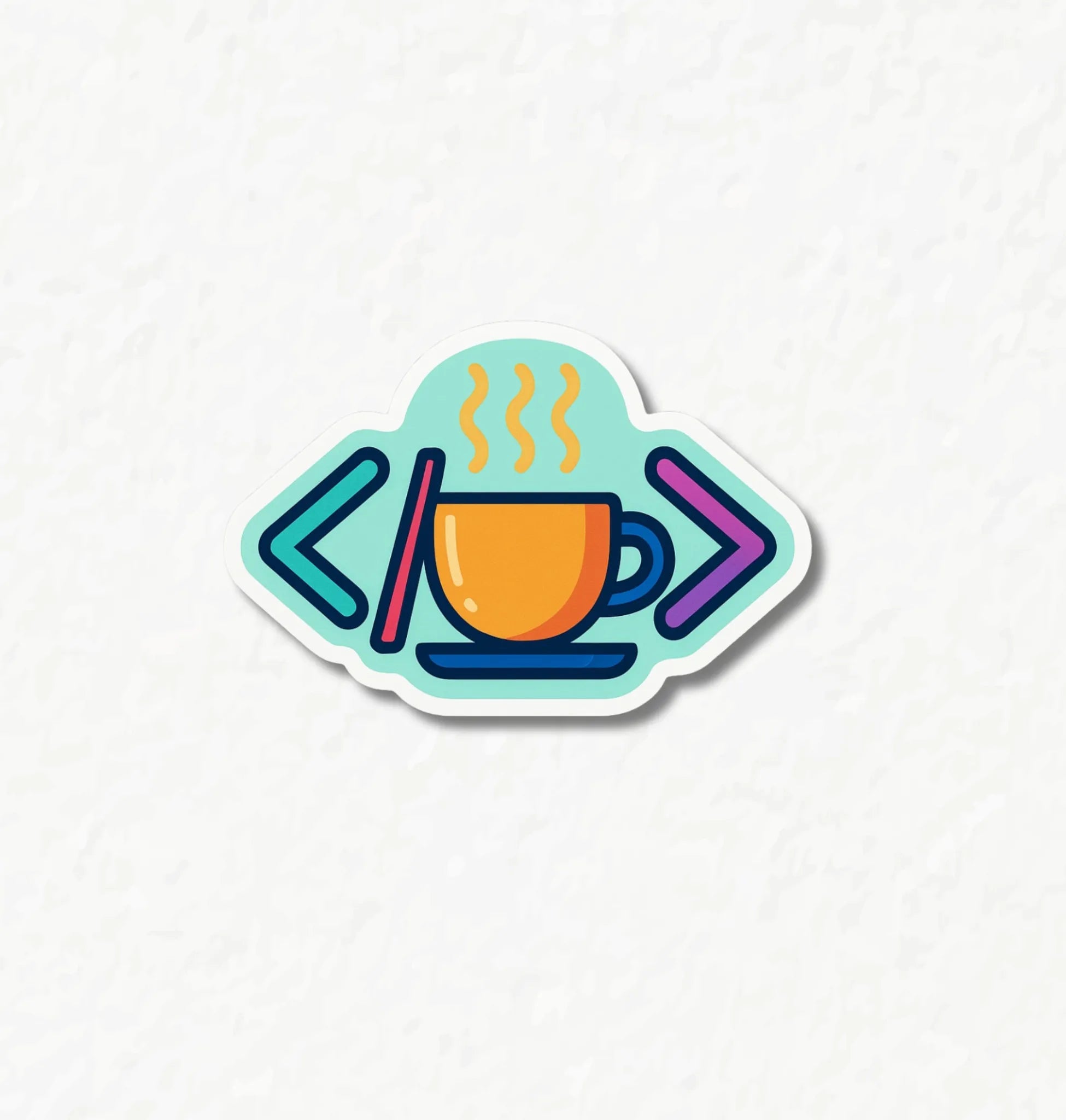 Buy Java With a Side of JavaScript Coding Sticker – StickerNStreets