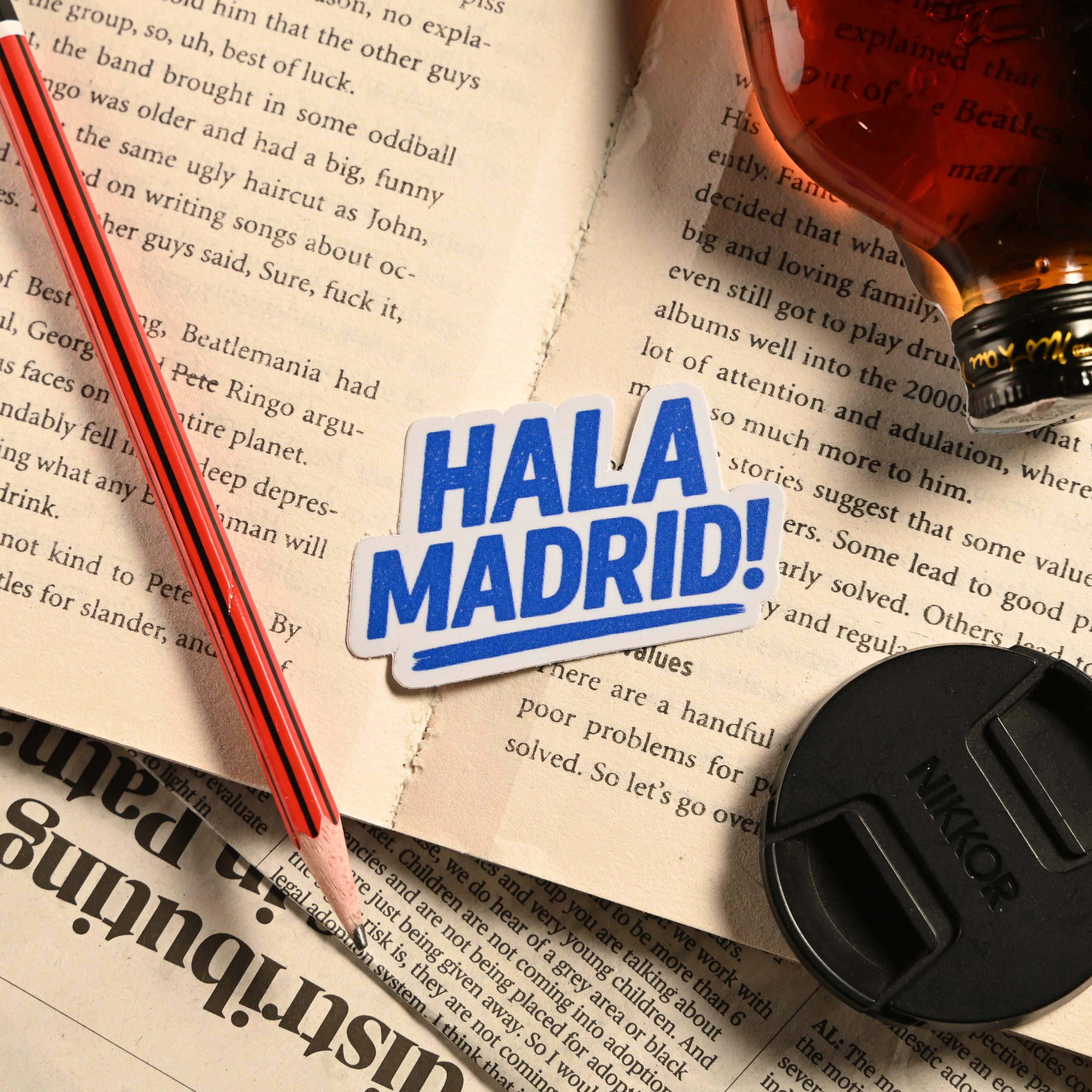 Buy HALA MADRID! Football Sticker Online – StickerNStreets