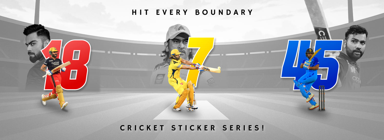 Buy Cricket Stickers for Your Laptop & Phone – StickerNStreets